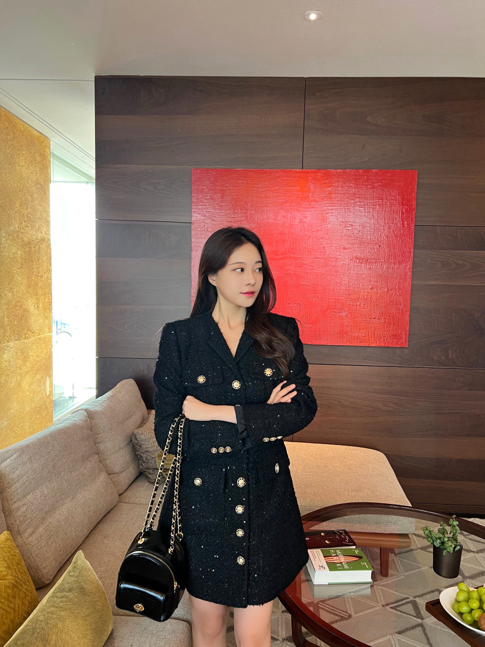 [Final] Outer Single Tweed Jacket – Loar US